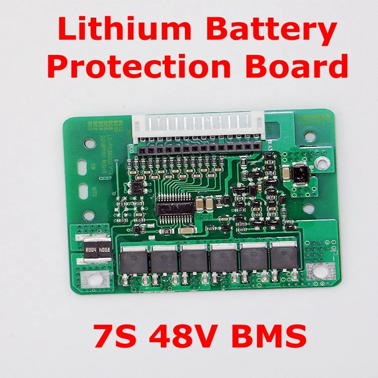 48v 7S BMS 48V 16A 리튬 배터리 보호 보드 여러 크기 48v bms 고품질 Bms 전기 제품 7s bms|배터리 ...