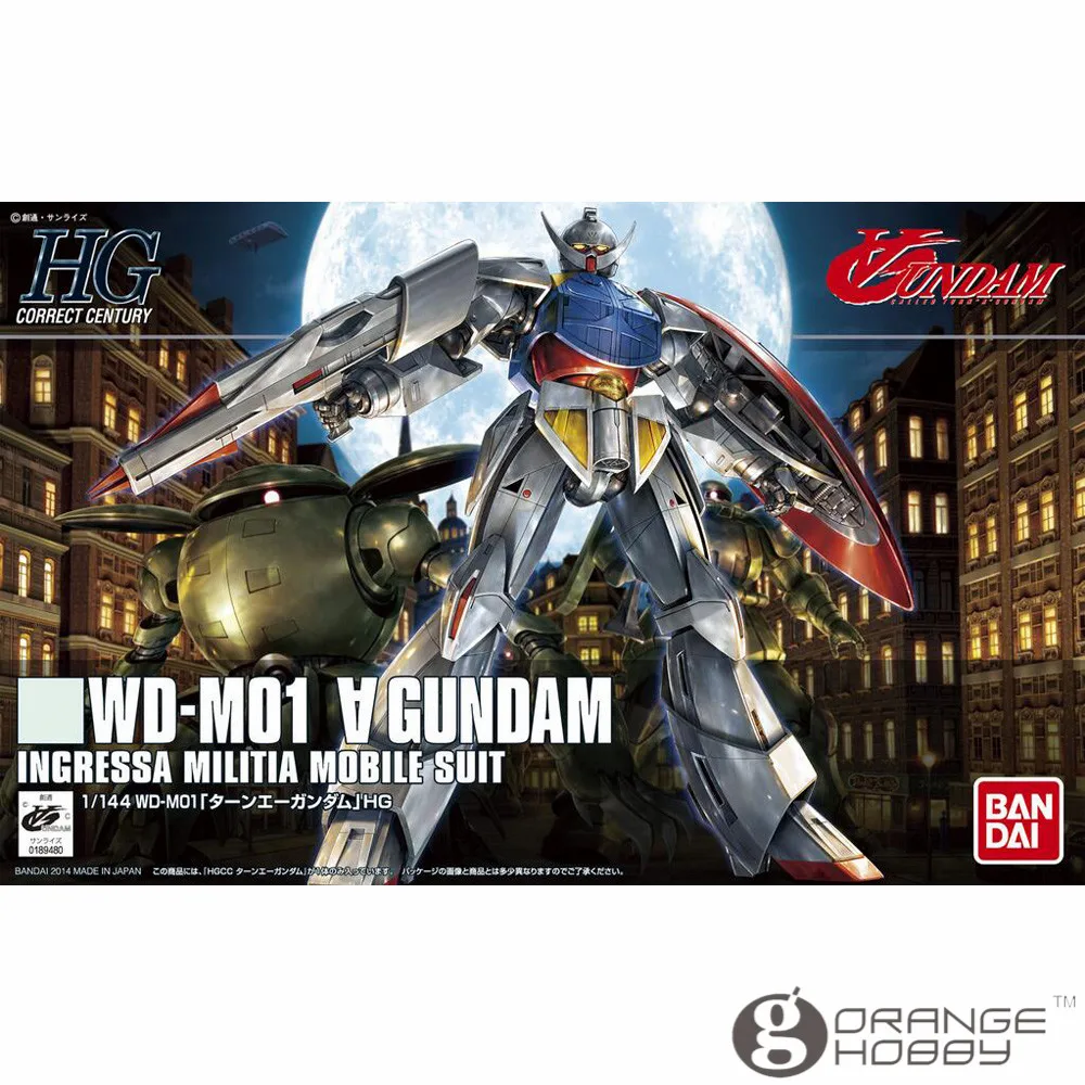 OHS Bandai HGUC 177 1/144 WD M01 Turn A Gundam Mobile Suit Assembly ...