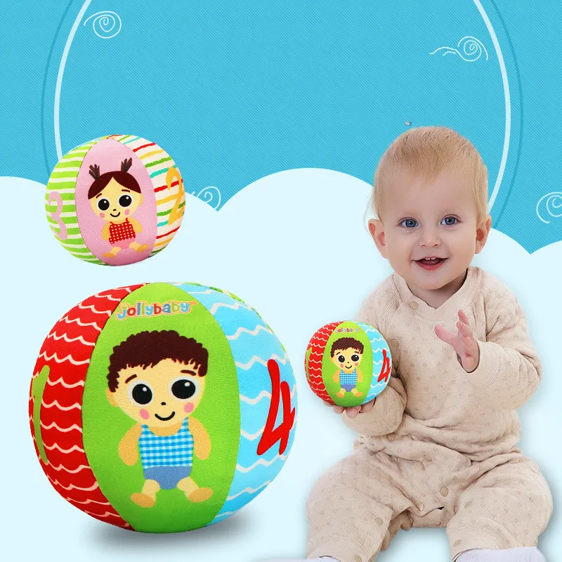 Baby Ball Plush Toys Hand Grab The Ball Puzzle Education Toys Rattles ...