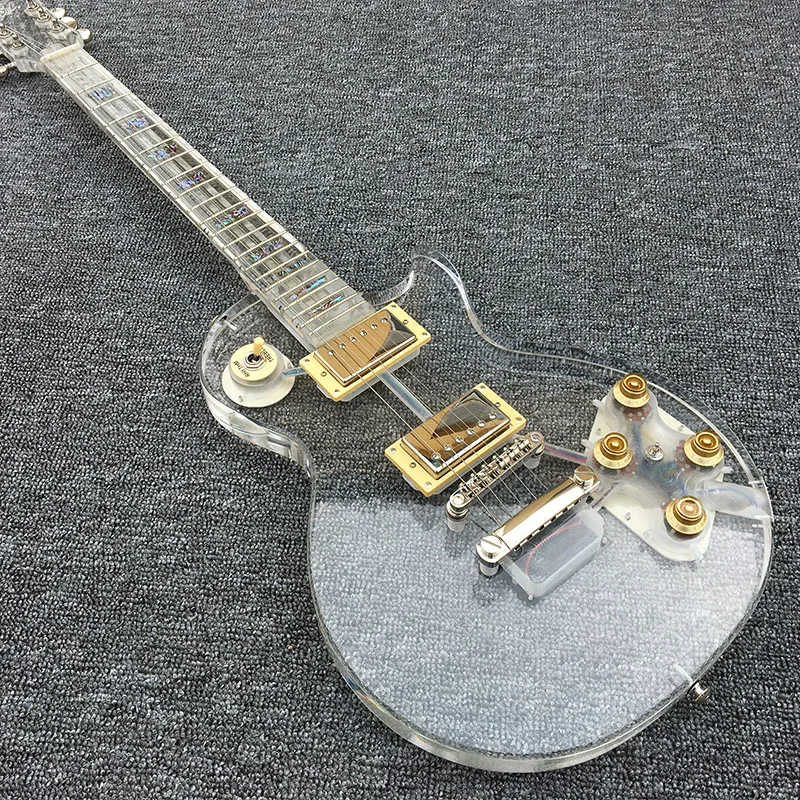 Acrylic 22 Frets LP Electric Guitar, with Luminous LED Lights ...