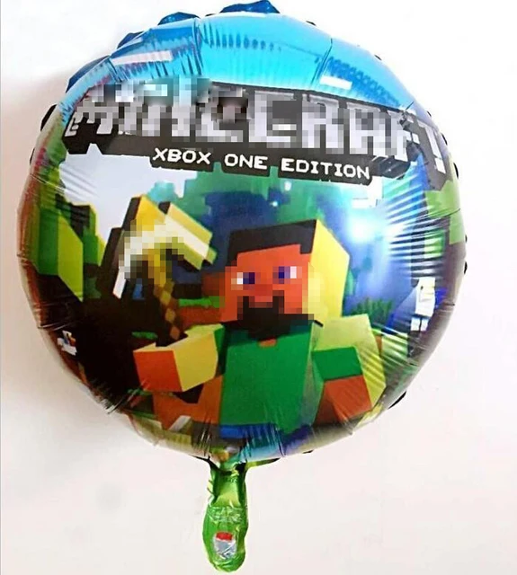 50pcs/set 2019 Minecraft balloon Kids Fashion cartoon balloon Minecraft ...