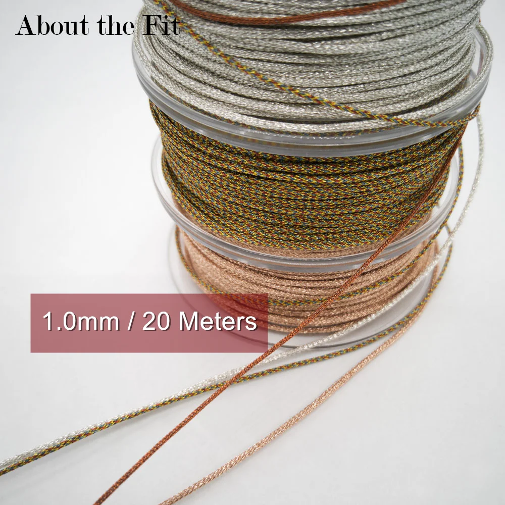 Braided Wire Nylon Threads Finding Multistrand Strings 1.0mm 20M For ...