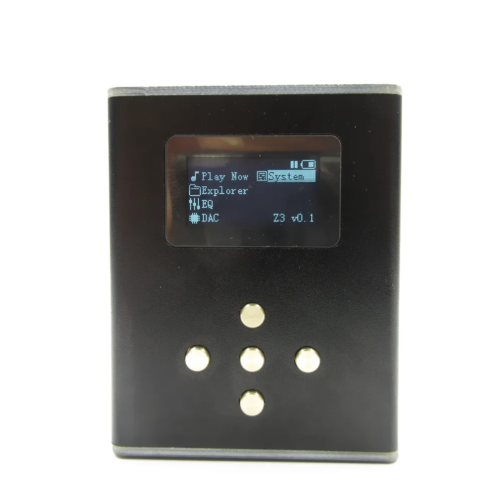 DIY Zishan Z3 0.96 인치 OLED 무손실 음악 MP3 HiFi 음악 플레이어, DAC ES9038Q2M 헤드폰 ...