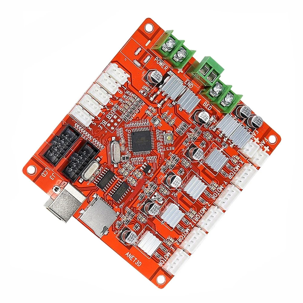 PPYY NEW -A8 3D Printer Mainboard For Anet V1.0 Reprap Mendel Prusa ...
