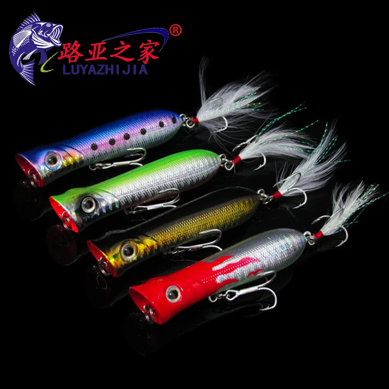 Lure 80mm 12g hydrowave lacing feather lure hard bait fishing lure ...