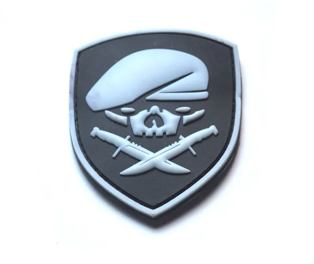 Skeleton soldiers Military Army Tactical Morale PVC Rubber Patches For ...