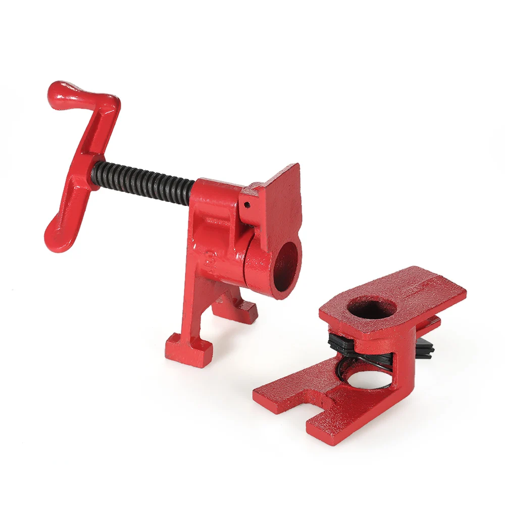 3/4 1/2 inch Heavy Duty H Style Pipe Clamp Fixture Carpenter ...