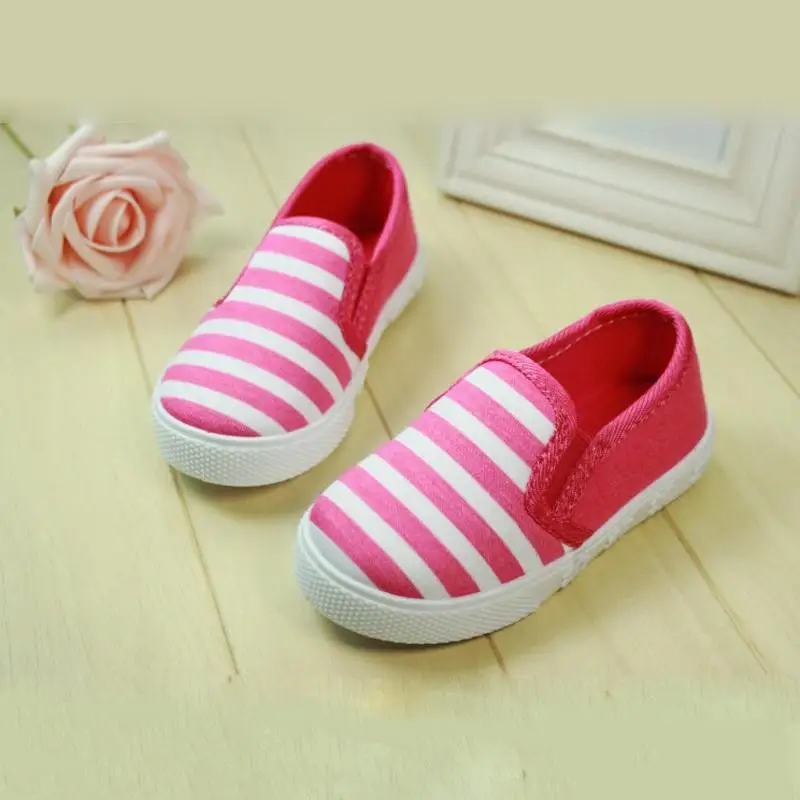 2017 New Arrival Casual Children Shoes Boys Girls Shoes Classic Striped ...