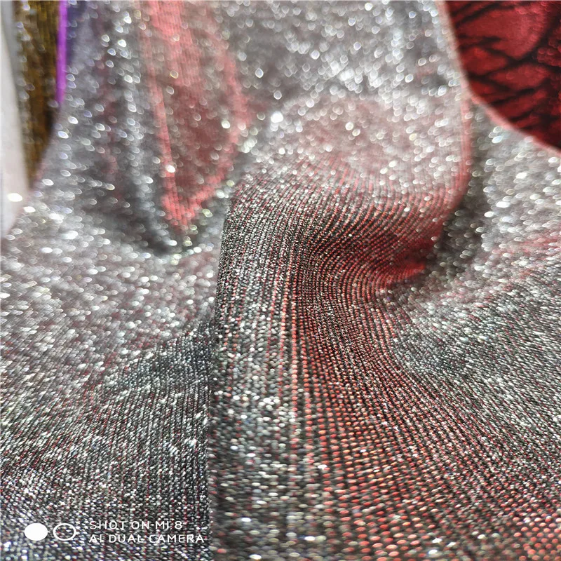 Glitter Shining Lace Material Net Fabric Dancing Stage Decoration Party ...