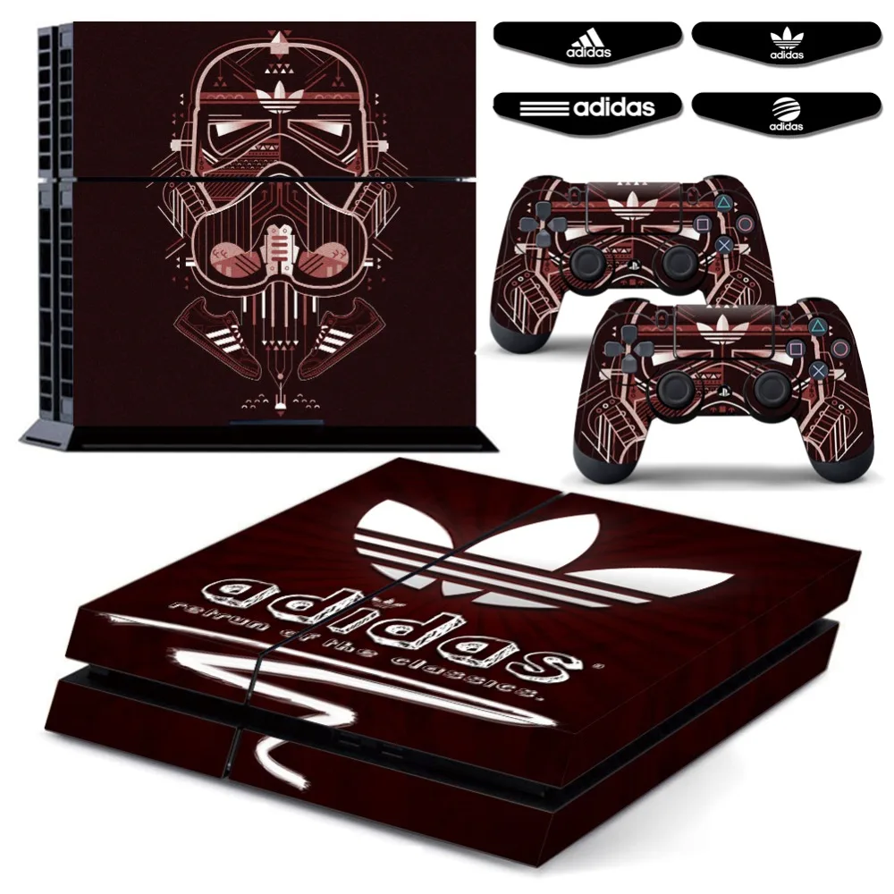 아디다스 로고 다스 베이더 PS4 Vingl 스킨 데칼 스티커 커버 플레이 스테이션 4 콘솔 및 플레이 스테이션 4 컨트롤러 및 ...