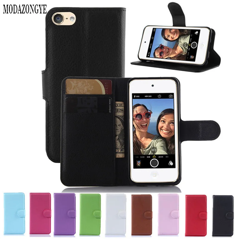Luxury Wallet PU Leather Case Cover For Apple Ipod Touch 6 Case Flip ...