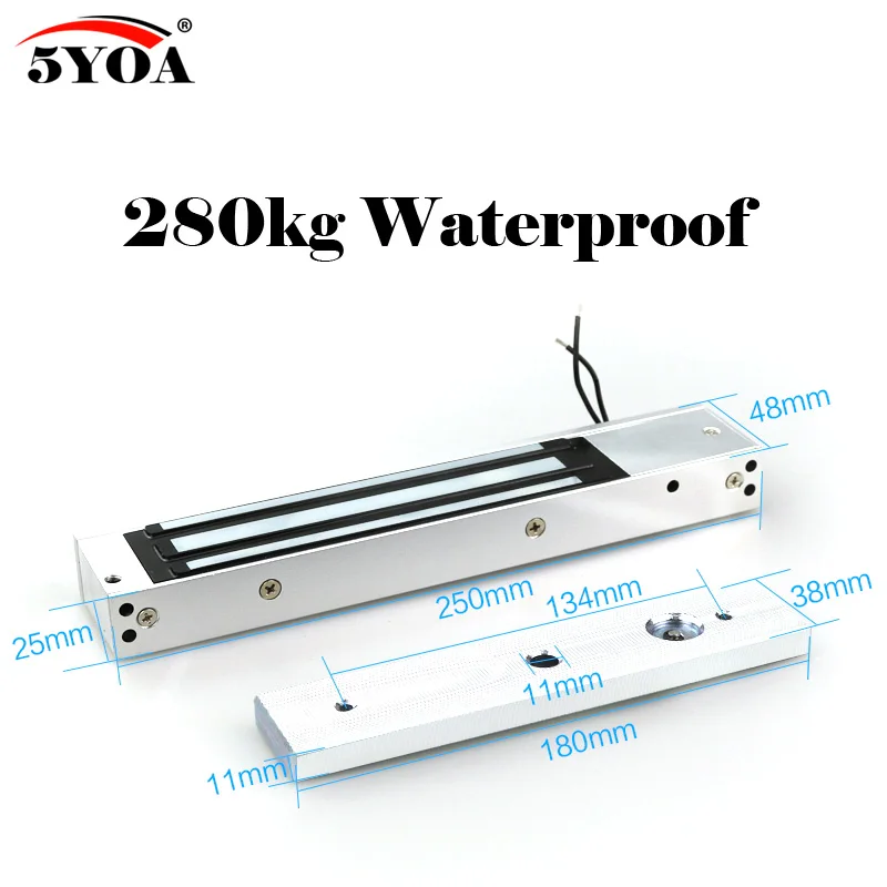 Waterproof-Electric-Magnetic-Lock-Electronic-Door-Gate-Opener-280kg ...