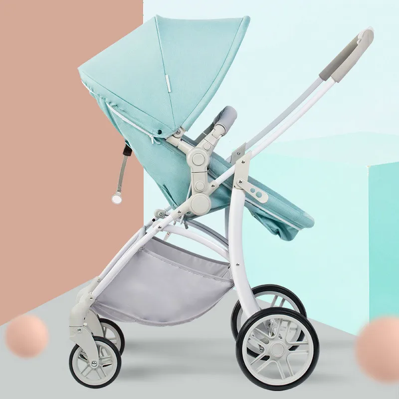 Baby Stroller Lightweight Baby Carriages 4 wheels For Newborns Sit ...