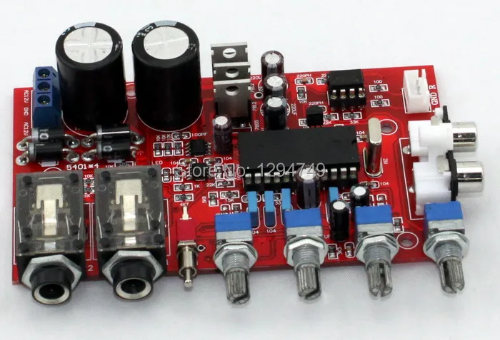 Home Mini Amplifier PCB original M65831AP and NE5532 Karaoke MOSFET ...