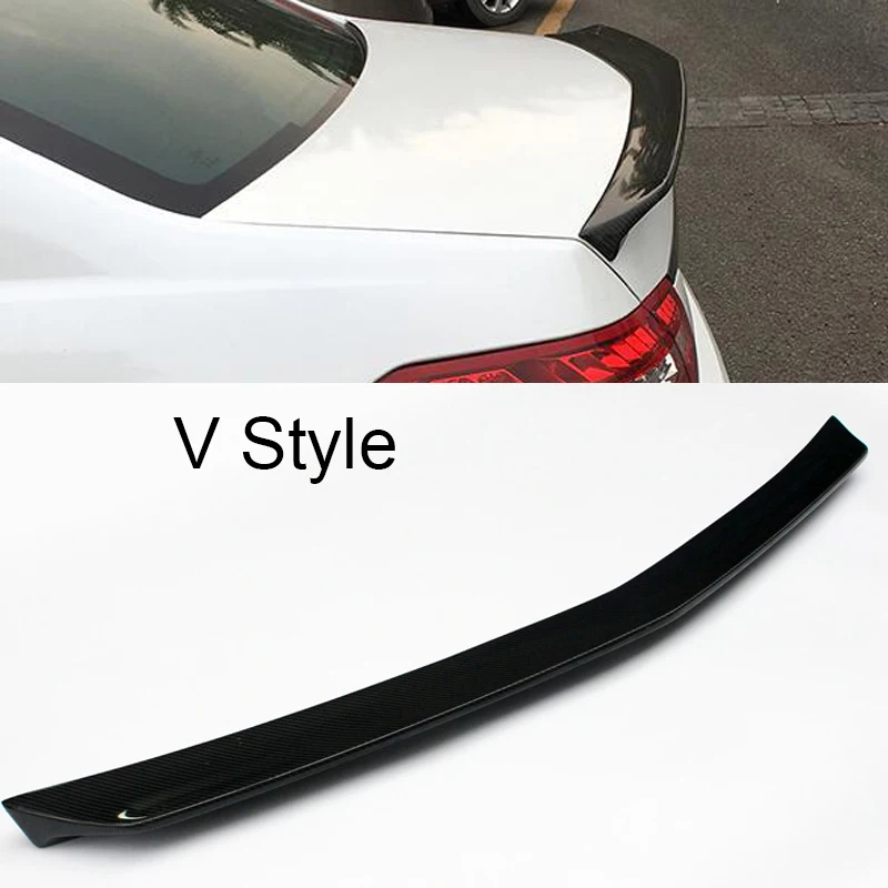Carbon Fiber Rear Trunk Wings Spoiler R Style V Style For Mercedes Benz ...