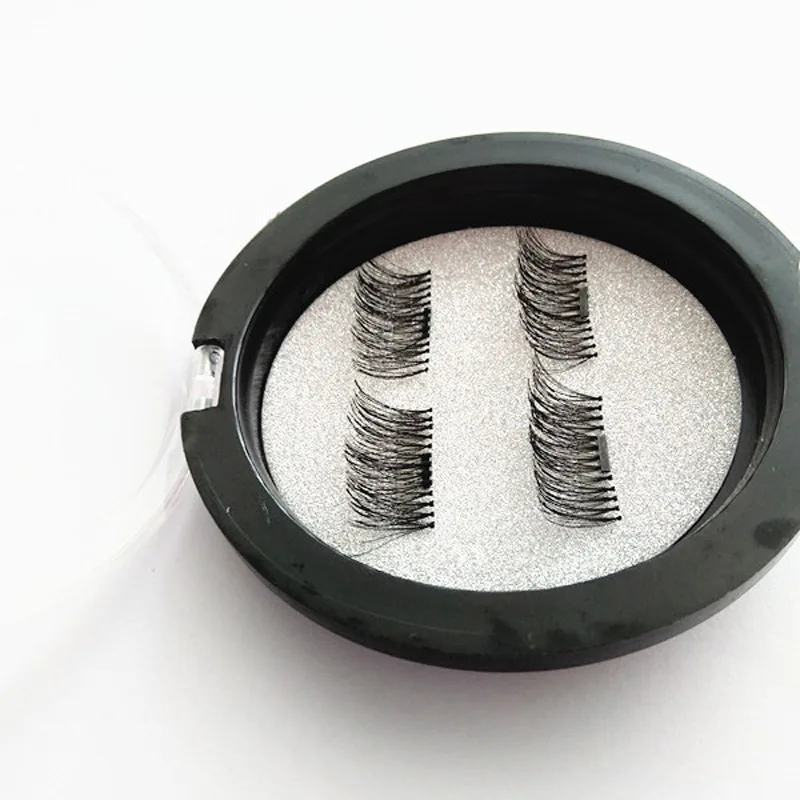3D Magnetic False Eyelash New Easy Wear Double Magnet Full Strip ...