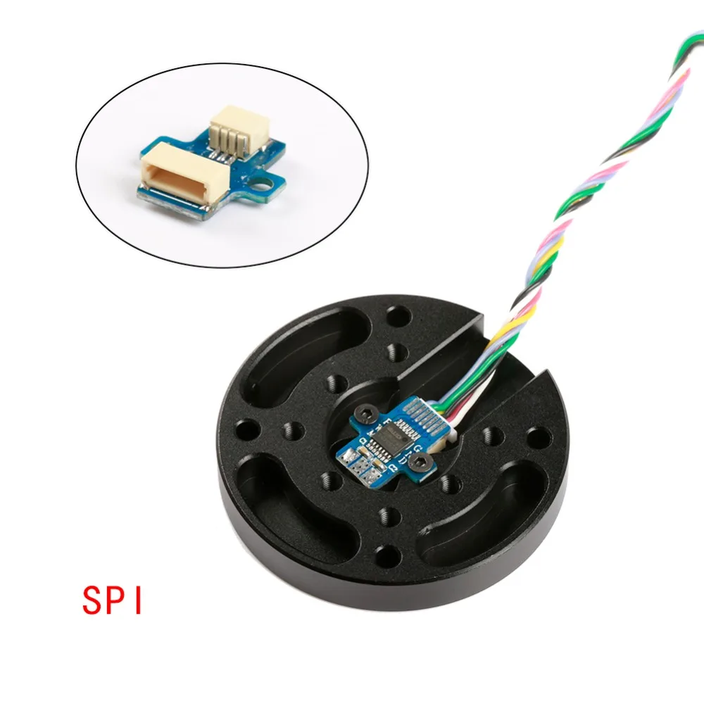 Magnetic Encoder AS5048A V2 with double plug for GBM5208 GBM6208 ...