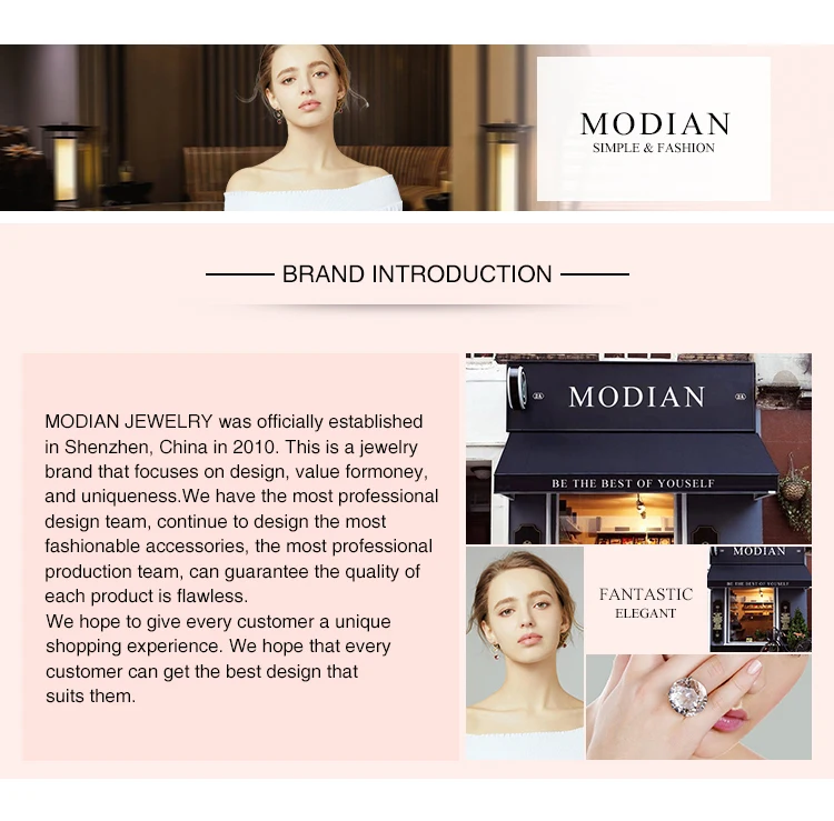 Modian 925 пробы серебряные сверкающие классические элегантные геометрические серьги-гвоздики ...