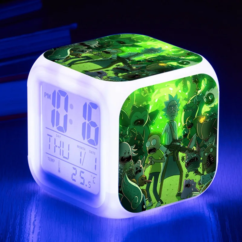 Rick and morty screaming sun alarm clock - dashboardhety