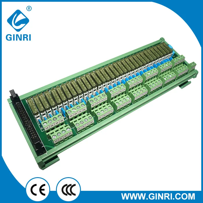 MIL-IDC-Connector-32-Channel-1a-Slim-Relay-Module-with-Slotted-screws ...
