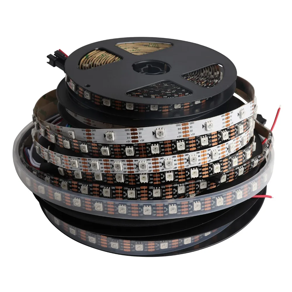 LED Strip WS2813 SMD5050 waterproof 5V WS2813 stripe RGB LED tape for ...