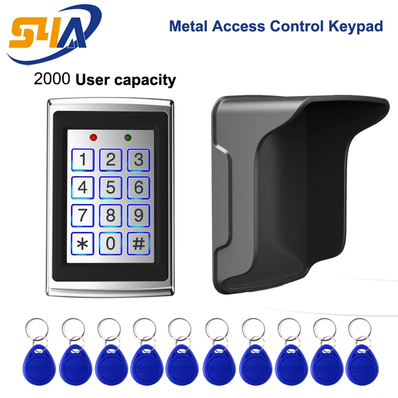 RFID-Metal-Access-Control-Keypad-with-2000-user-capacity-10pcs-ID ...