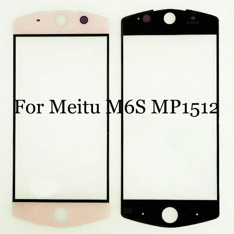 2 pcs Meitu M6S TouchScreen 디지타이저 용 M6 S MP1512 터치 스크린 유리 패널 플렉스 케이블 Meitu M 6 S|휴대폰 터치 패널 ...