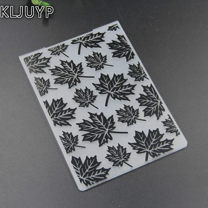 KLJUYP-Maple-leaves-Embossing-folders-Plastic-Embossing-Folder-For ...