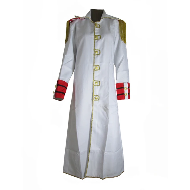 Unisex Marine Soldier White Cosplay Cloak Costume - One piece ...