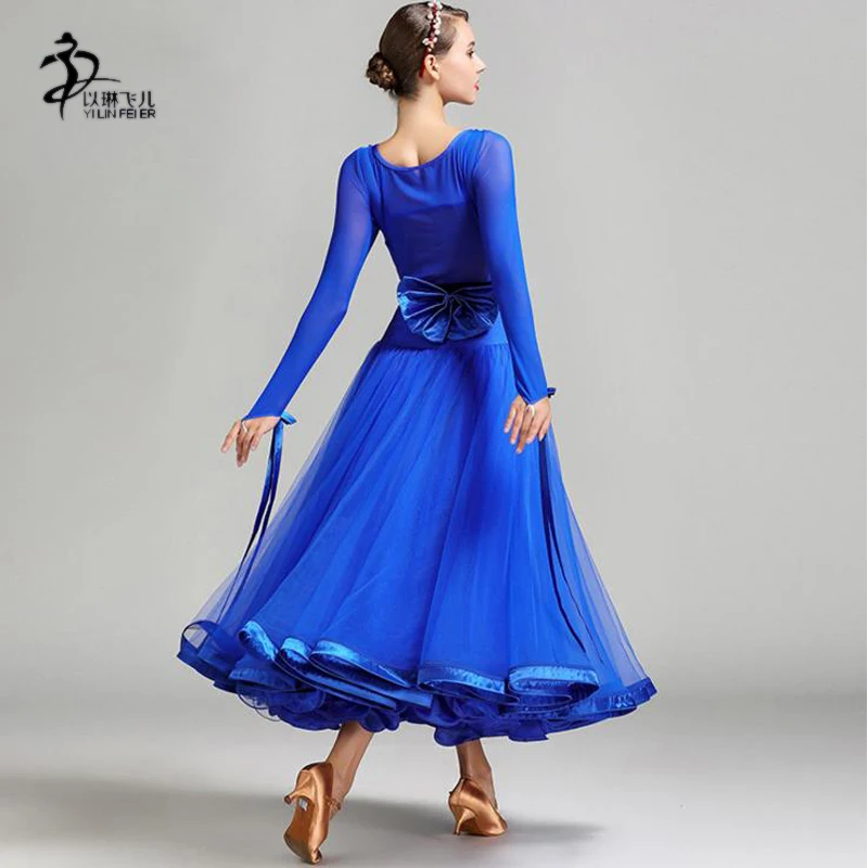 Vestidos de competição de dança de salão feminino/vestidos de salão ...