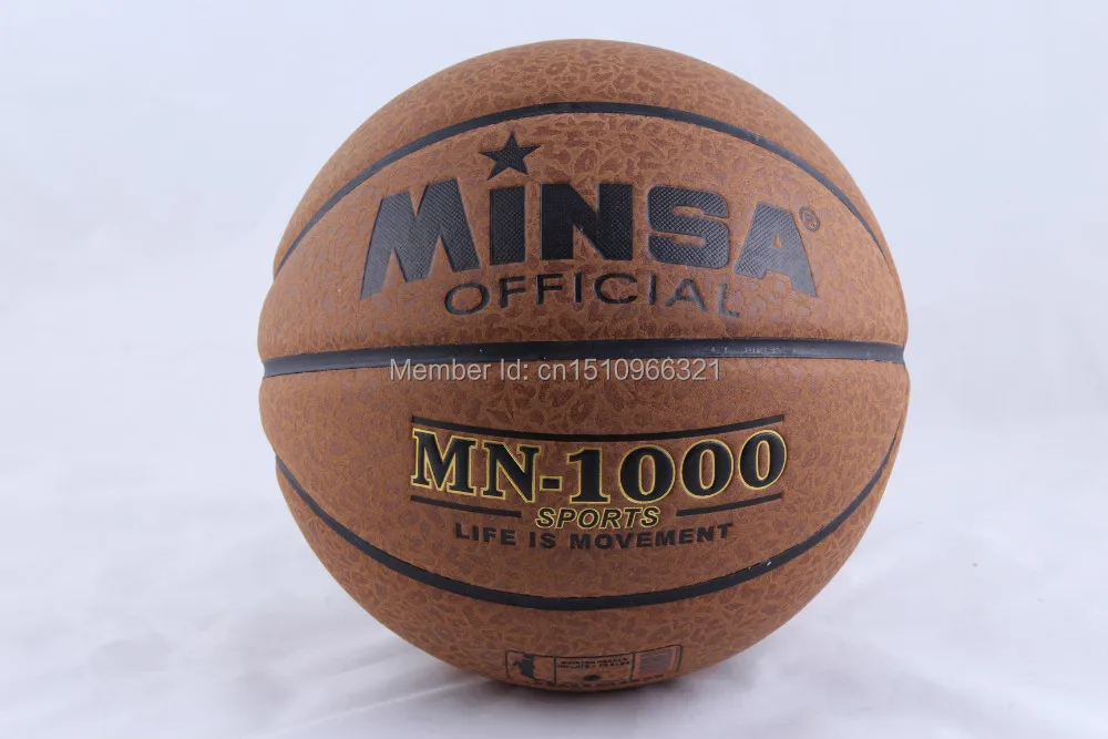 2015 NEW Hight Quality MINSA 001 Basketball Ball ZK Microfiber Materia ...