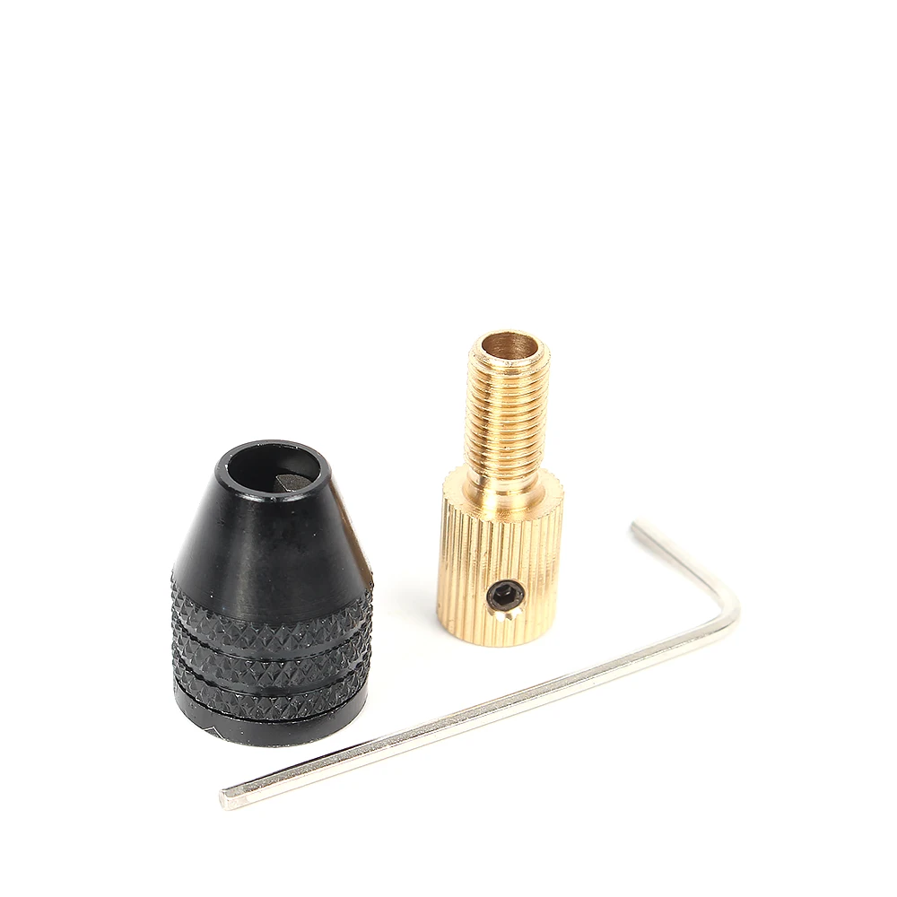 1set Electric motor shaft Mini Chuck Fixture Clamp Drill Bit 0.3 3.5mm ...