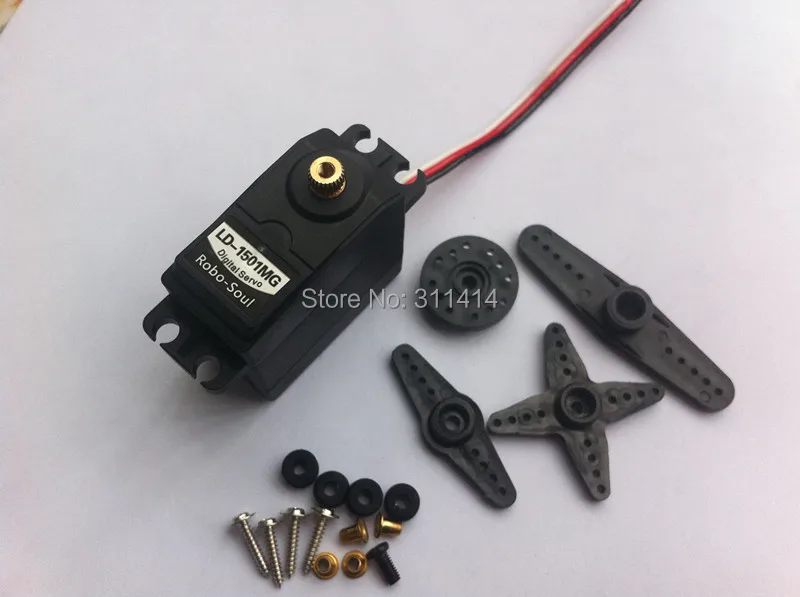 1piece LD-1501MG Full Metal Gear Digital Servo Dedicated 17KG Torque ...