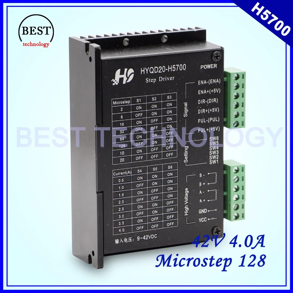 Stepper Motor Driver H5700 Nema17 Nema23 Stepping Motor Driver 0.5-4a 9 ...