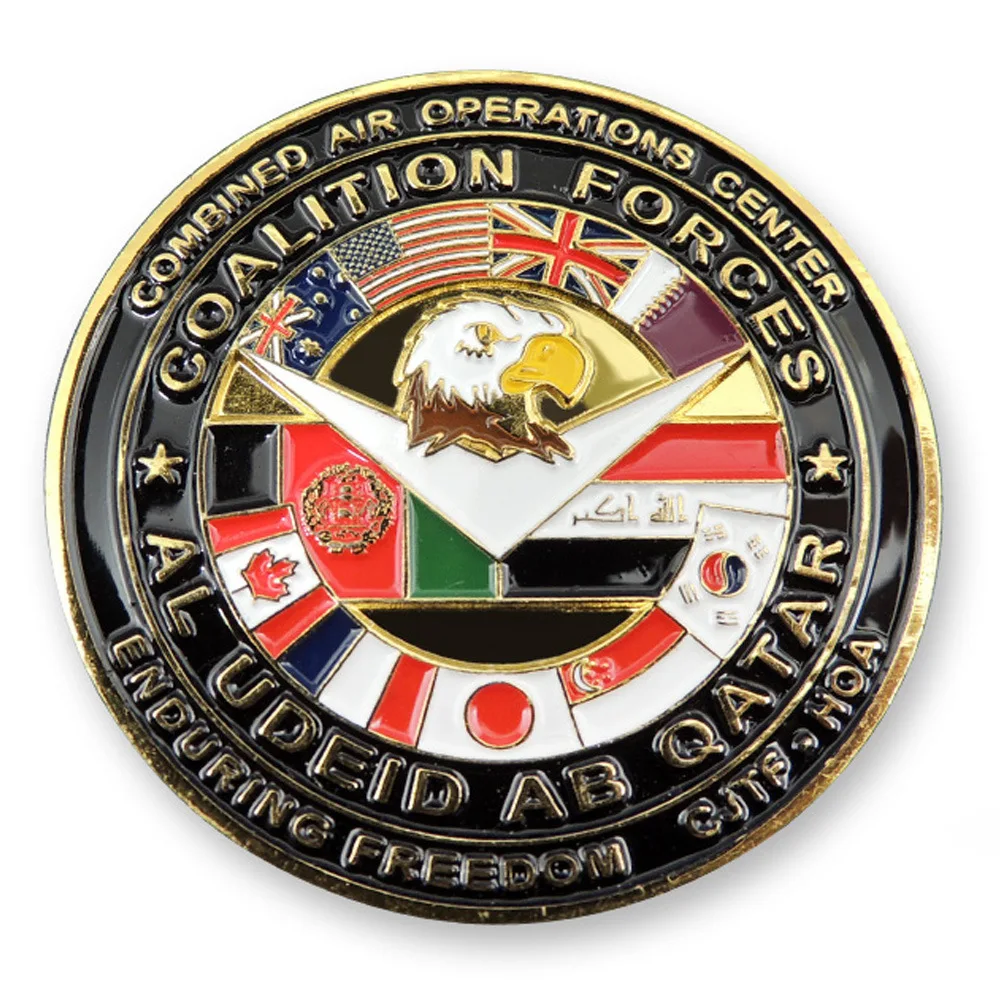 custom-gold-plating-coins-cheap-USA-military-coalition-forces-coins ...
