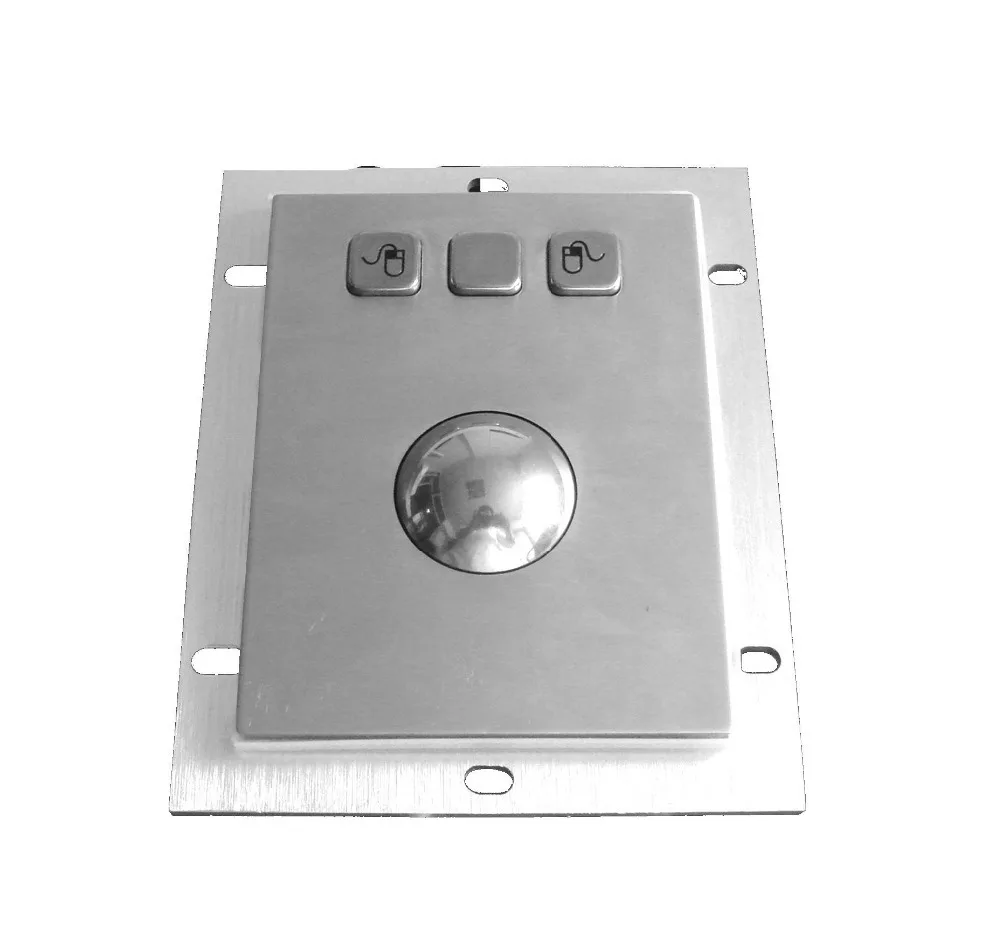 USB-PS2-Panel-Mount-38mm-Metal-Trackball-Industrial-Pointing-Device ...
