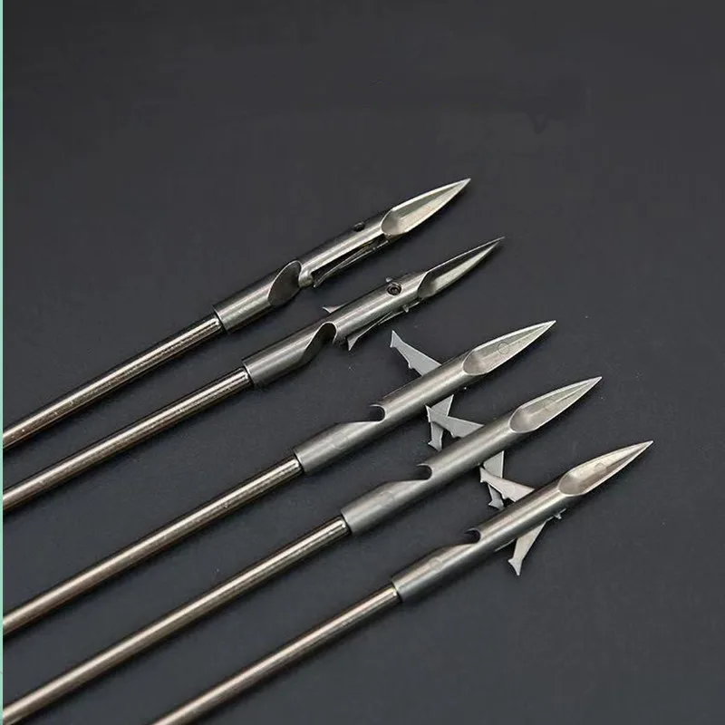 Slingshot Fish Shooting Slingshot Harpoons Set Seamless Stainless Steel ...