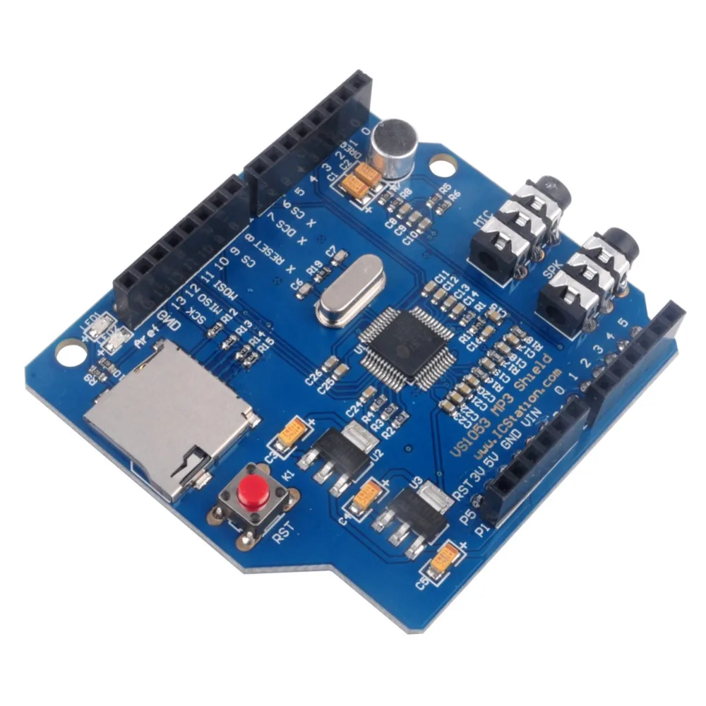 Mp3 Music Shield Vs1053 Vs1053b Stereo Audio Mp3 Player Record Decode