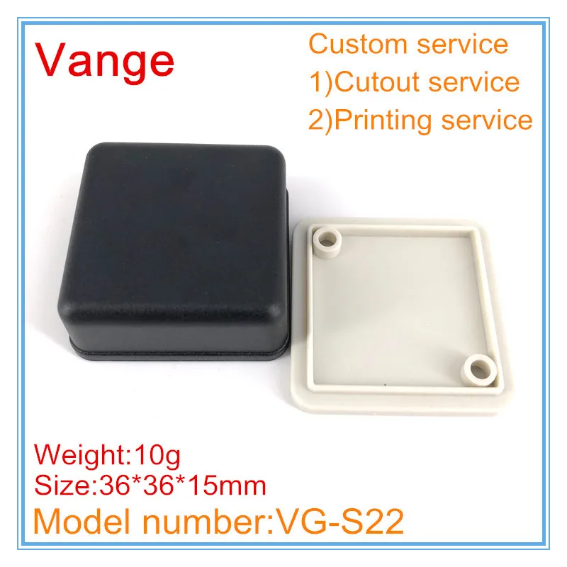 1pcs/lot mould injection box 36*36*15mm ABS case plastic enclosure diy ...