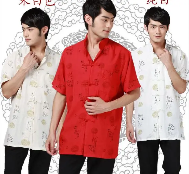 Shanghai Story camisa de traje Tang de lino para hombre, ropa ...