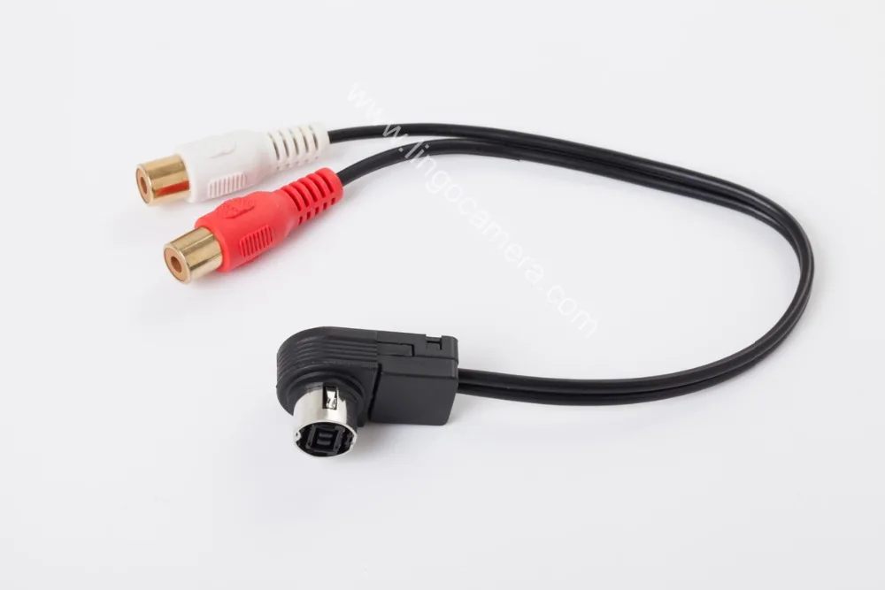 Jvc Ks-u57 Rca Aux Input Adapter Mp3 Ipod Cable For Dvd Tv Xm Sirius ...
