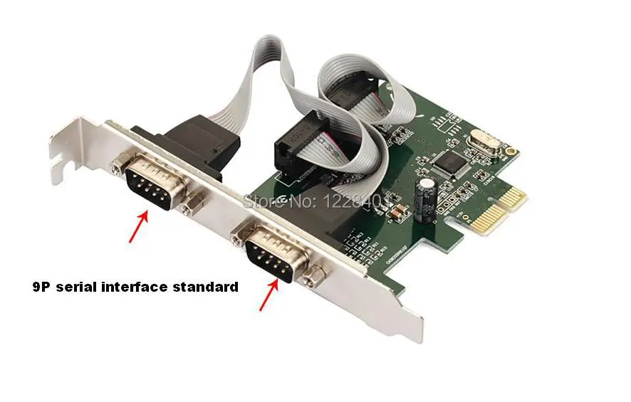 PCI E 1X serial card 2serial COM,CH382L chip,RS232,Industrial serial ...