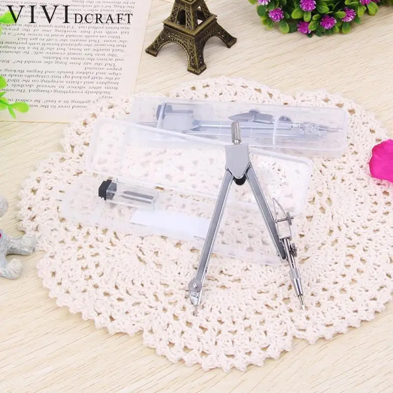 Stainless Steel Drawing Compass Math Geometry Tools For Circles School ...