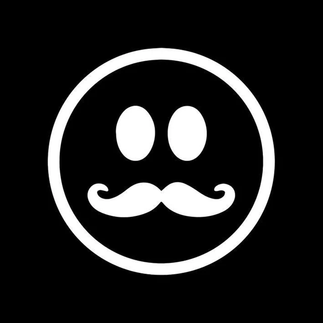 Smiley Faces With Mustaches