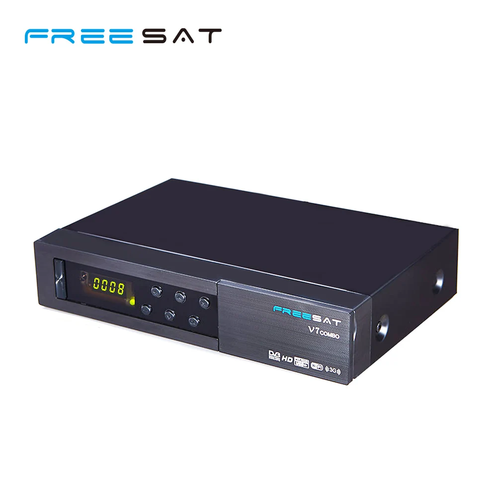 FTA HD Satellite TV Receiver Freesat V7 Combo DVB S2 DVB T2 Support ...