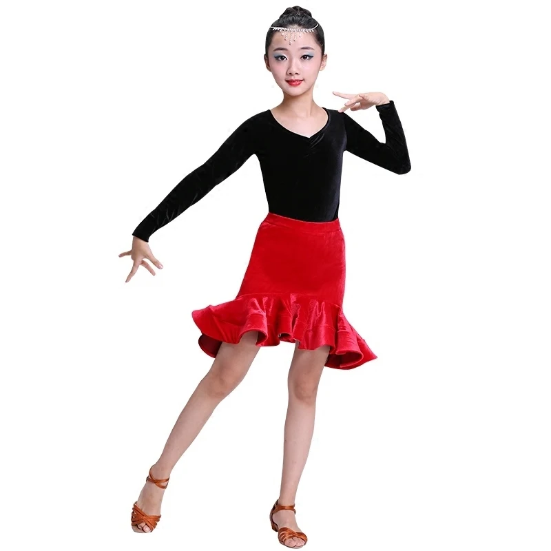 Vestidos de tango para niños y niñas, sexy, faldas, traje de salón ...