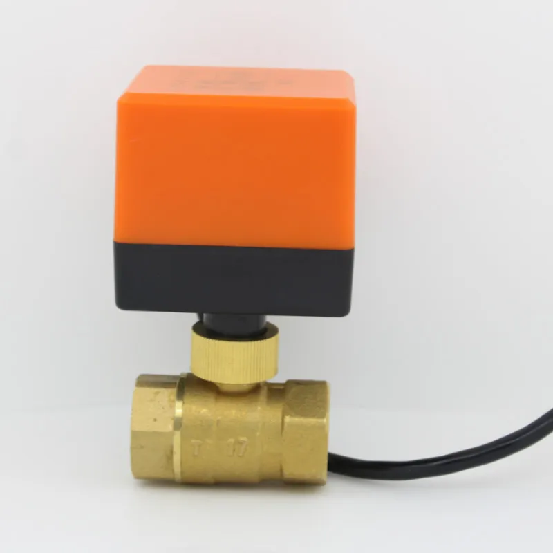 Electric Motorized Brass Ball Valve Dn15 Dn20 Dn25 Dn32 Dn40 Dn50 Dc5v