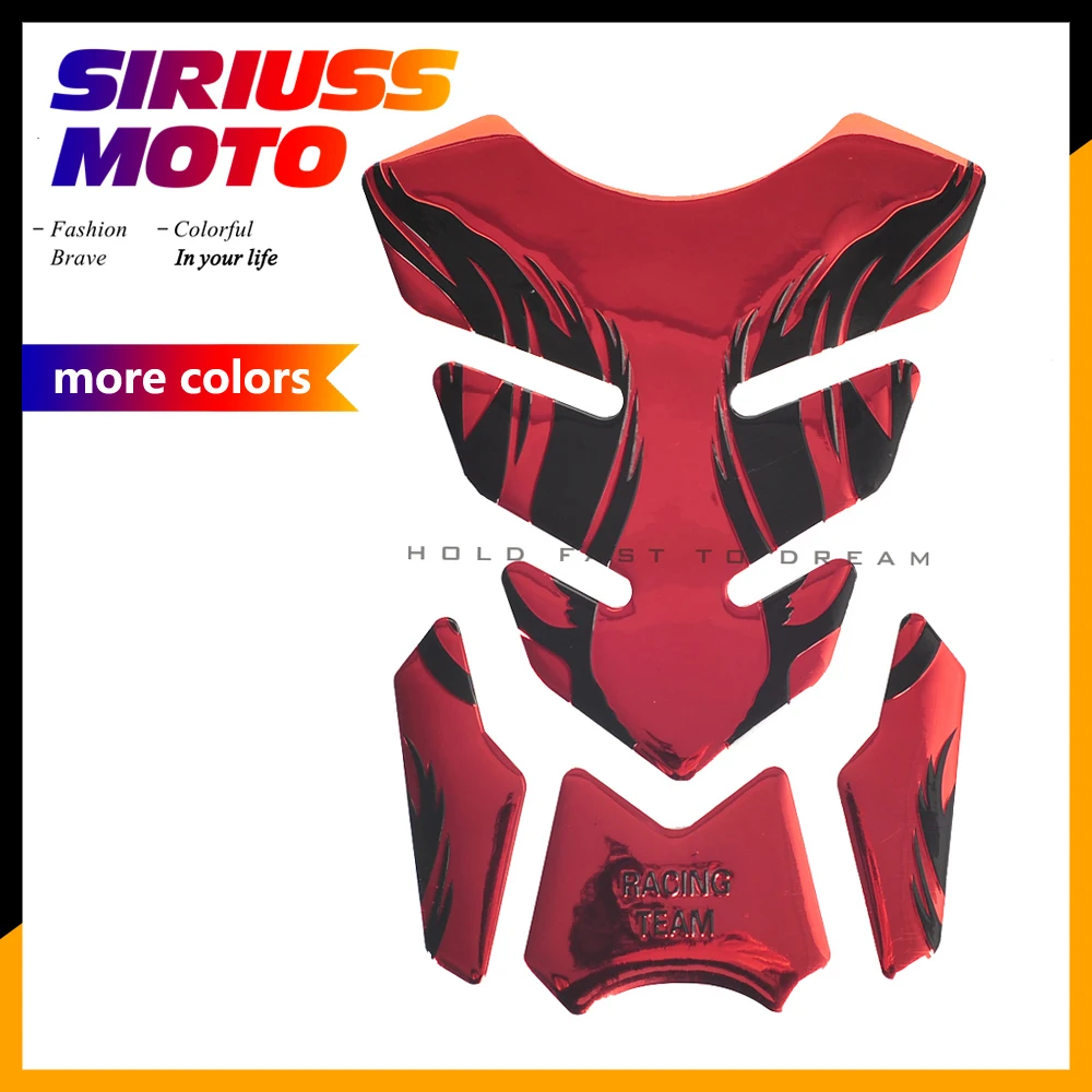 Universal Motorcycle Sticker Motobike Gas Fuel Tank Pad Protector ...