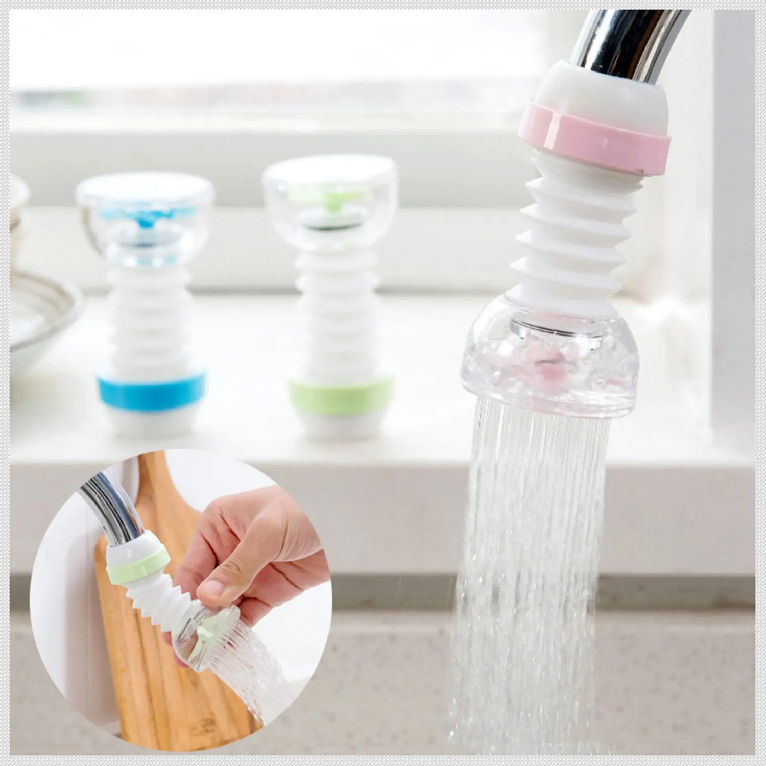 New Creative Water Faucet Sprayer Spray Saving water Kitchen ...