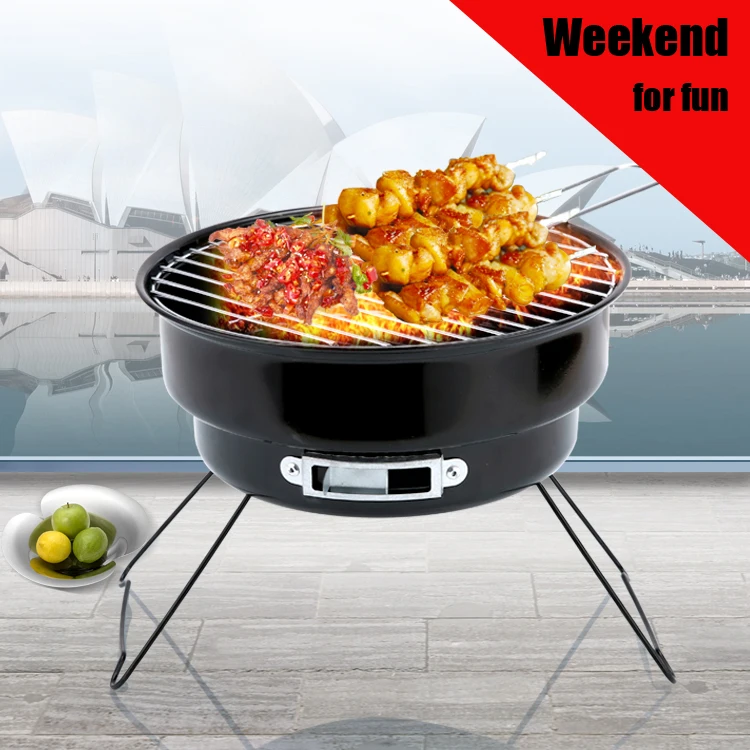 Outdoor mini bbq grill Stainless Steel Household Family Party Barbecue ...
